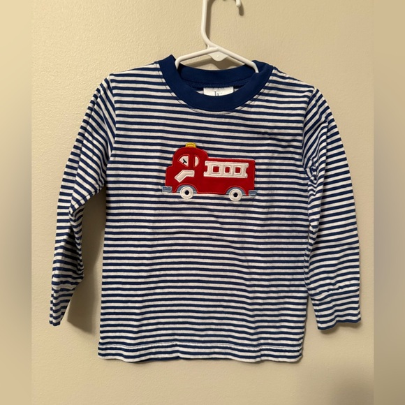 Little English | Shirts & Tops | Little English Striped Blue And White ...
